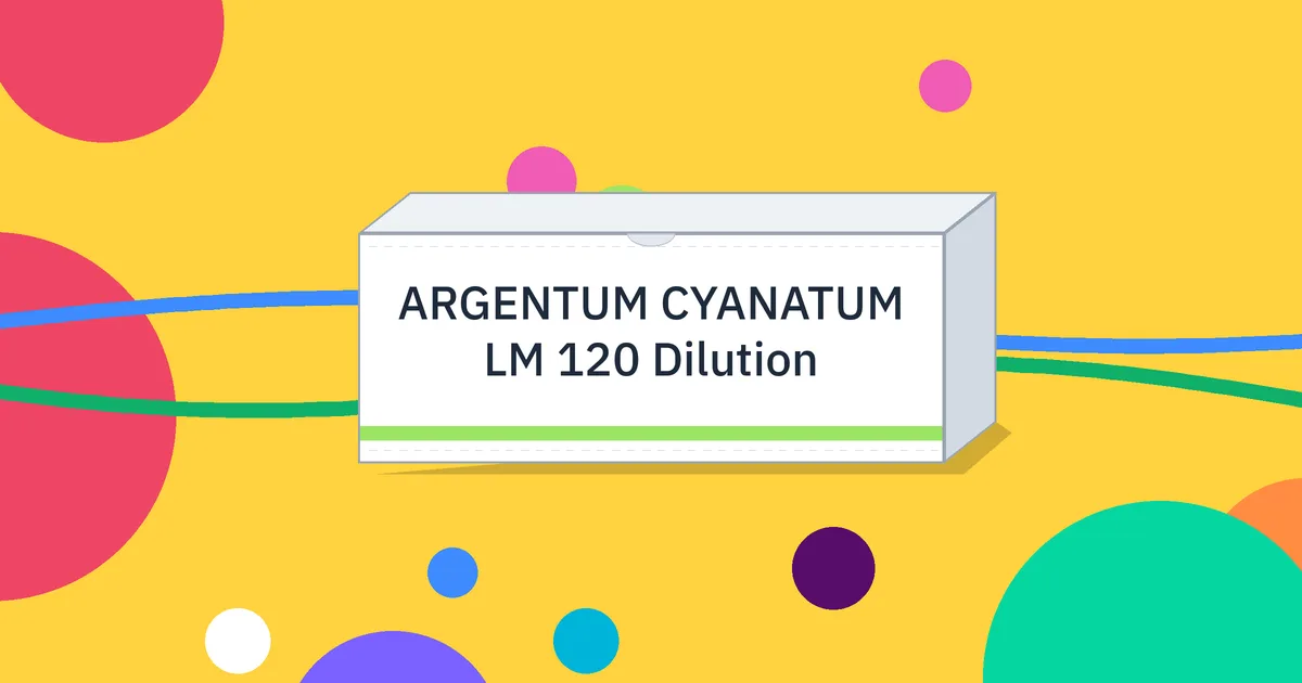 Symbolbild: Packung mit der Aufschrift ARGENTUM CYANATUM LM 120 Dilution (PZN 13391025) – Verfügbarkeit und Bezug in Apotheken in Frankfurt am Main