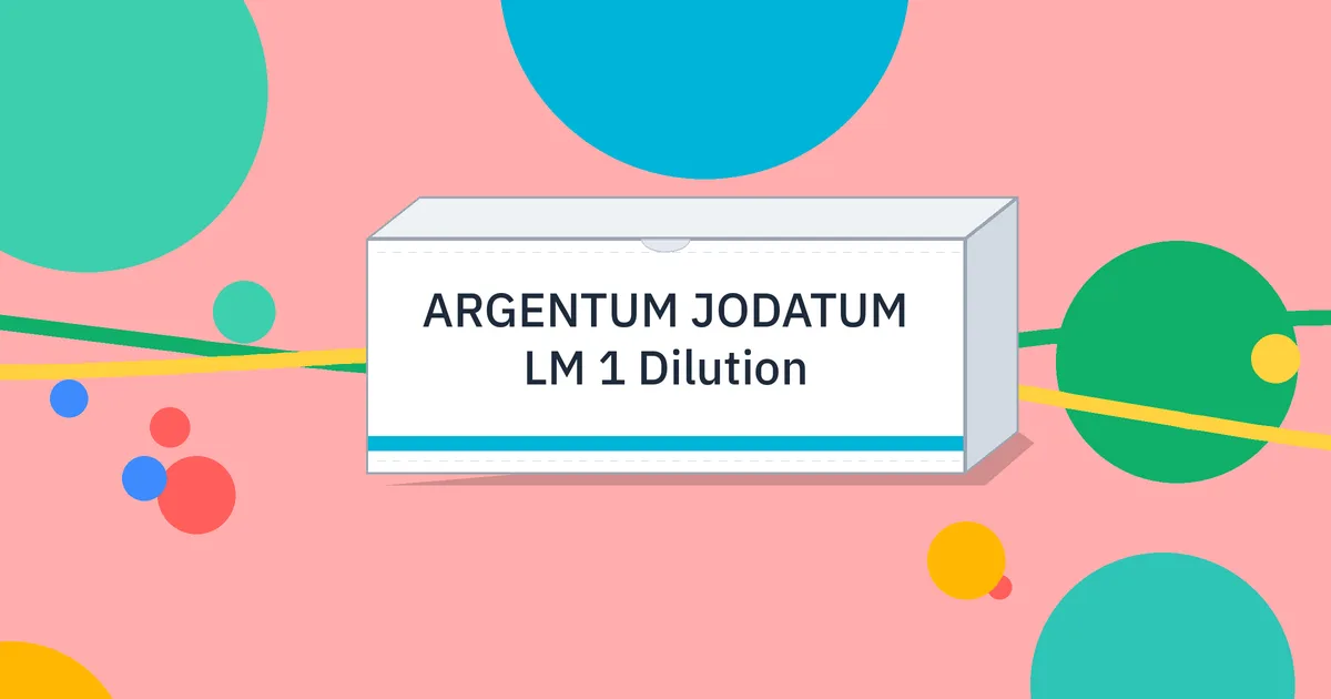Symbolbild: Packung mit der Aufschrift ARGENTUM JODATUM LM 1 Dilution (PZN 12767215) – Verfügbarkeit und Bezug in Apotheken in Frankfurt am Main