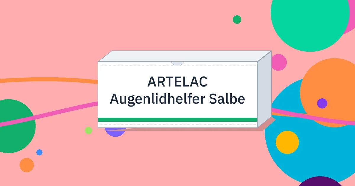 Symbolbild: Packung mit der Aufschrift ARTELAC Augenlidhelfer Salbe (PZN 19924468) – Verfügbarkeit und Bezug in Apotheken in Frankfurt am Main