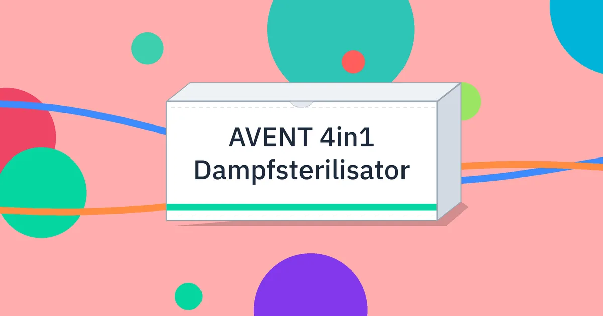 Symbolbild: Packung mit der Aufschrift AVENT 4in1 Dampfsterilisator (PZN 06945196) – Verfügbarkeit und Bezug in Apotheken in Frankfurt am Main