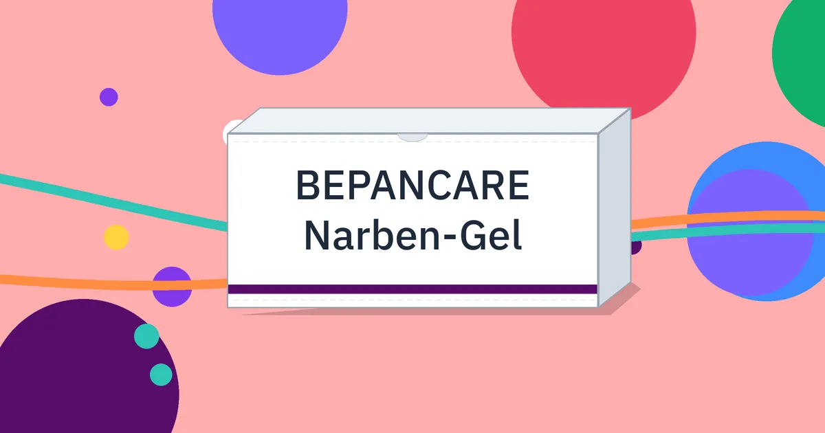 Symbolbild: Packung mit der Aufschrift BEPANCARE Narben-Gel (PZN 18879010) – Verfügbarkeit und Bezug in Apotheken in Frankfurt am Main
