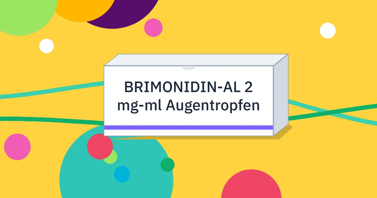 Symbolbild: Packung mit der Aufschrift BRIMONIDIN-AL 2 mg-ml Augentropfen (PZN 18821795) – Verfügbarkeit und Bezug in Apotheken in Frankfurt am Main