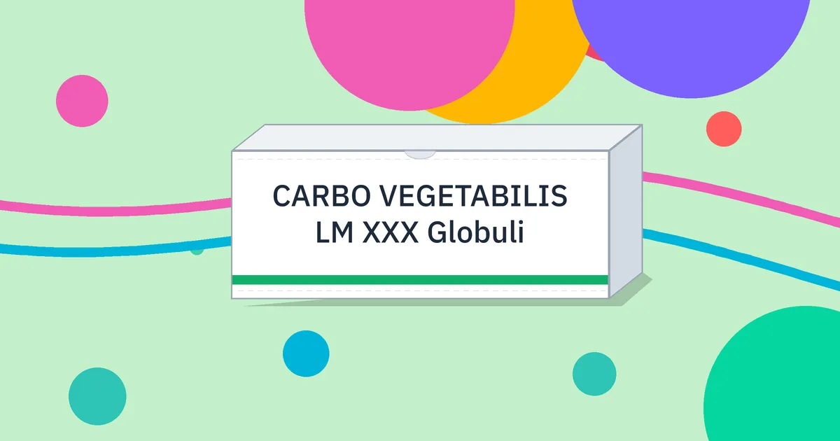 Symbolbild: Packung mit der Aufschrift CARBO VEGETABILIS LM XXX Globuli (PZN 02677221) – Verfügbarkeit und Bezug in Apotheken in Frankfurt am Main