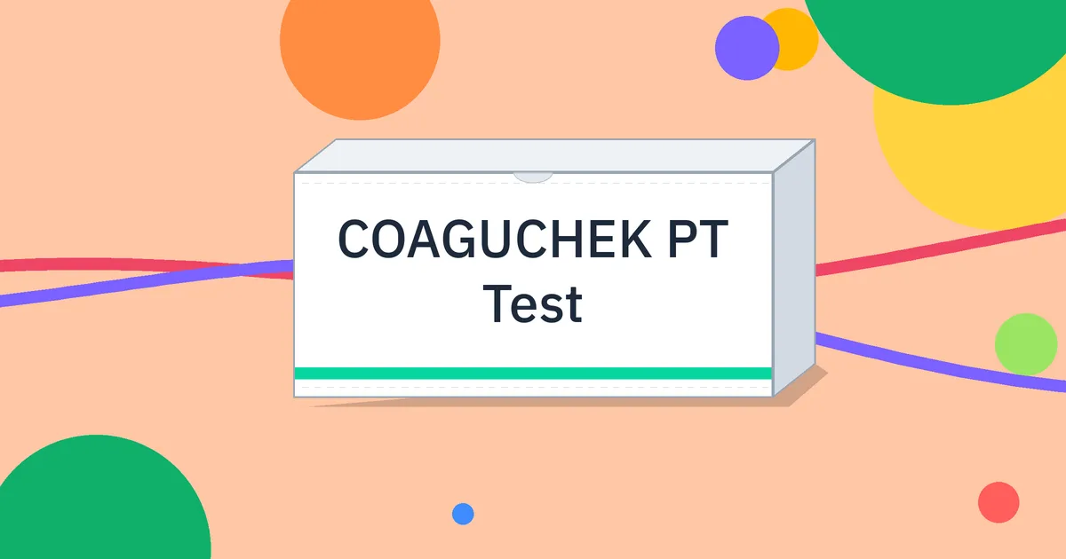 Symbolbild: Packung mit der Aufschrift COAGUCHEK PT Test (PZN 14284900) – Verfügbarkeit und Bezug in Apotheken in Frankfurt am Main