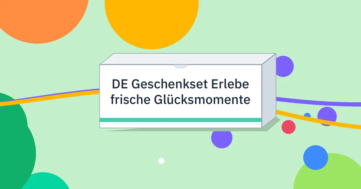 Symbolbild: Packung mit der Aufschrift DE Geschenkset Erlebe frische Glücksmomente (PZN 16634586) – Verfügbarkeit und Bezug in Apotheken in Frankfurt am Main