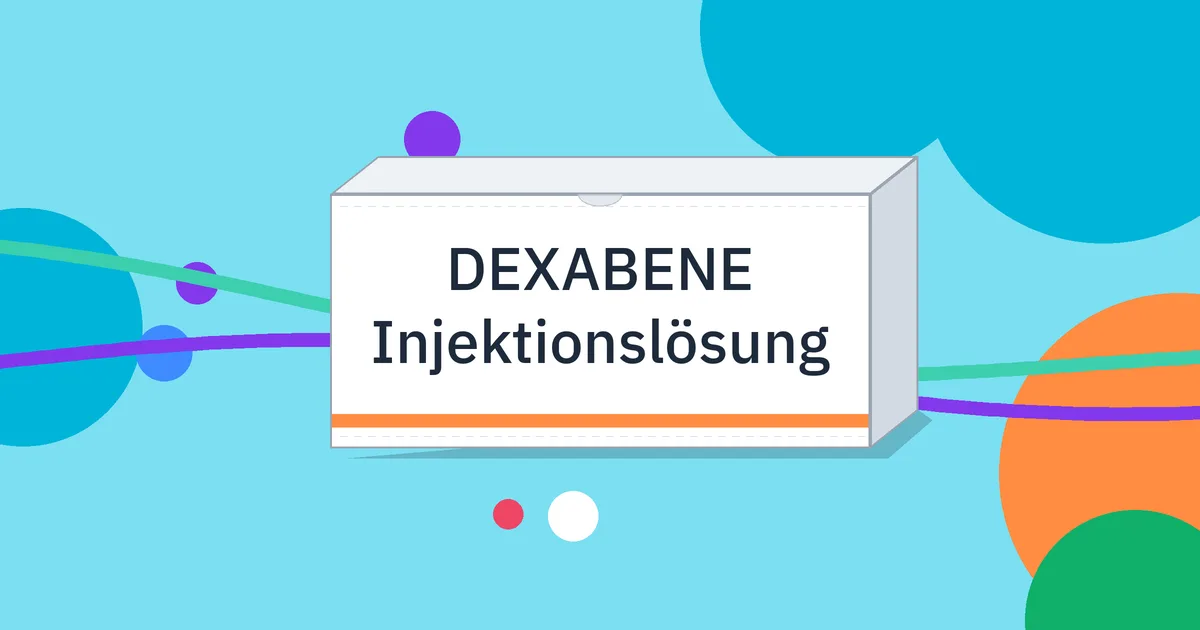 Symbolbild: Packung mit der Aufschrift DEXABENE Injektionslösung (PZN 03036145) – Verfügbarkeit und Bezug in Apotheken in Frankfurt am Main