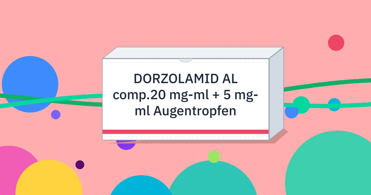 Symbolbild: Packung mit der Aufschrift DORZOLAMID AL comp.20 mg-ml + 5 mg-ml Augentropfen (PZN 07794747) – Verfügbarkeit und Bezug in Apotheken in Frankfurt am Main