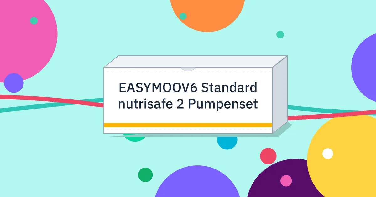 Symbolbild: Packung mit der Aufschrift EASYMOOV6 Standard nutrisafe 2 Pumpenset (PZN 13965696) – Verfügbarkeit und Bezug in Apotheken in Frankfurt am Main