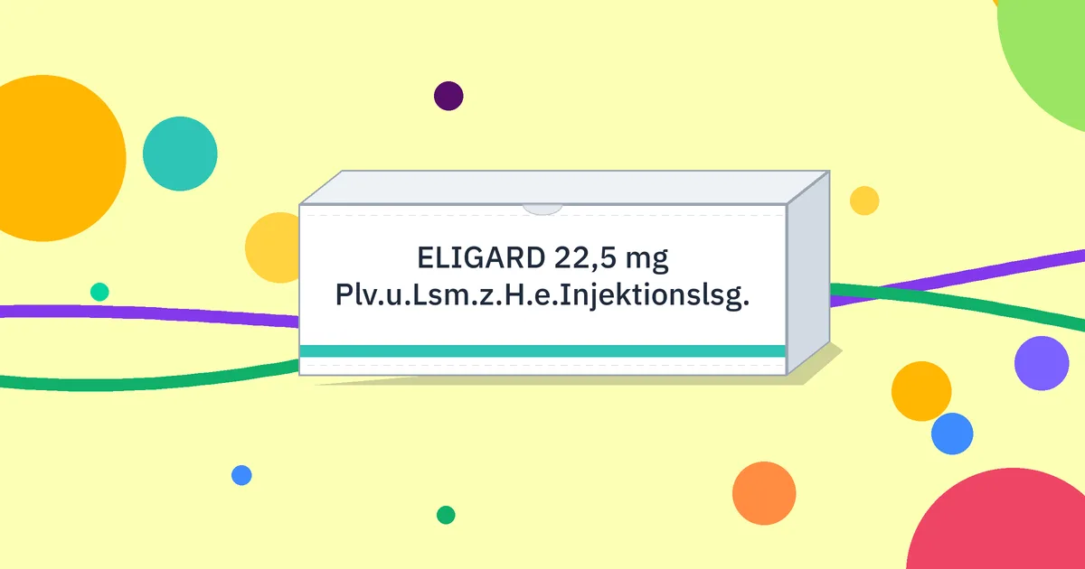 Symbolbild: Packung mit der Aufschrift ELIGARD 22,5 mg Plv.u.Lsm.z.H.e.Injektionslsg. (PZN 02952621) – Verfügbarkeit und Bezug in Apotheken in Frankfurt am Main