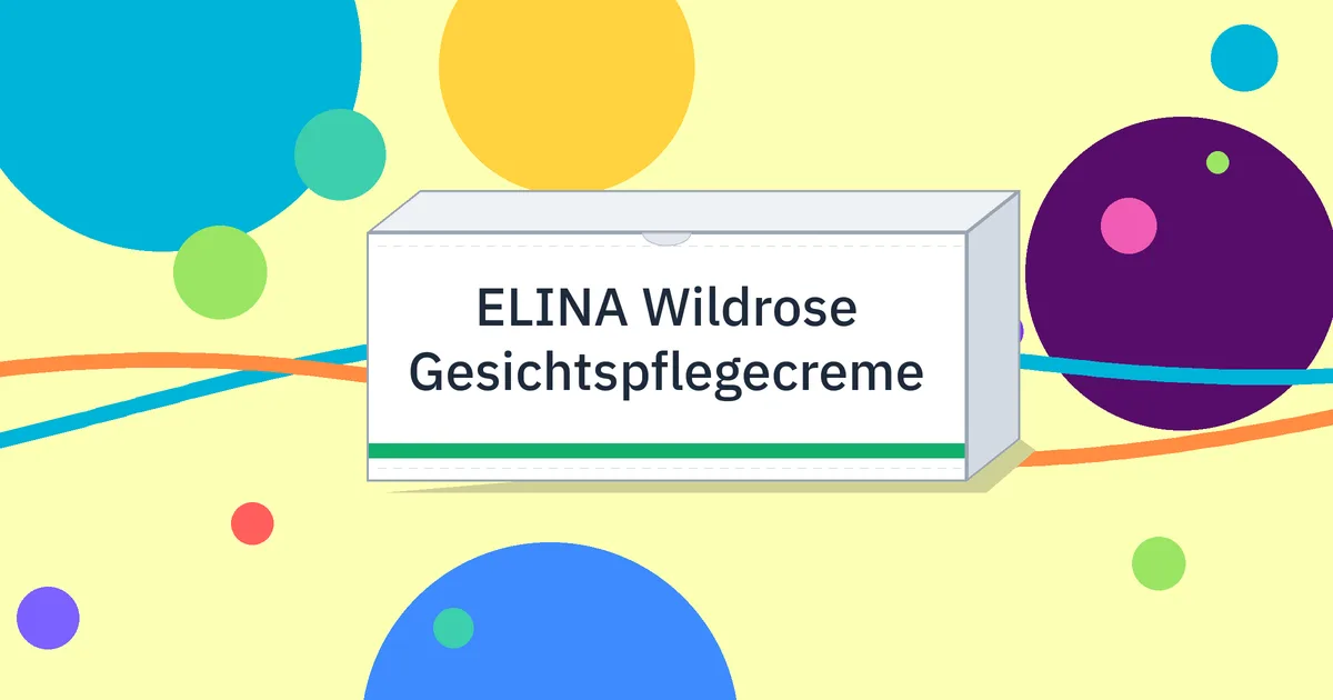 Symbolbild: Packung mit der Aufschrift ELINA Wildrose Gesichtspflegecreme (PZN 11193539) – Verfügbarkeit und Bezug in Apotheken in Frankfurt am Main