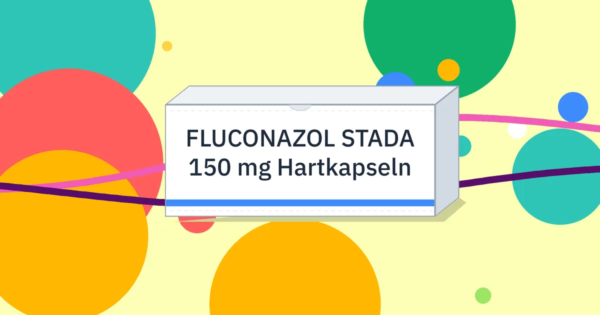 Symbolbild: Packung mit der Aufschrift FLUCONAZOL STADA 150 mg Hartkapseln (PZN 04124443) – Verfügbarkeit und Bezug in Apotheken in Frankfurt am Main