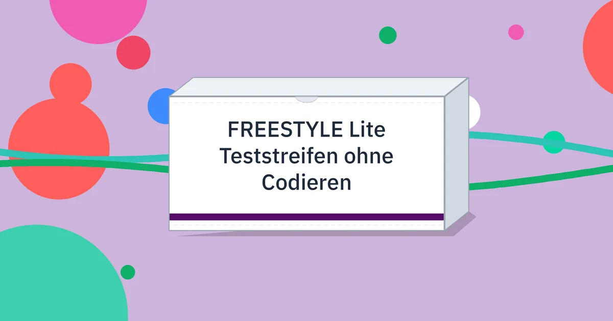 Symbolbild: Packung mit der Aufschrift FREESTYLE Lite Teststreifen ohne Codieren (PZN 10255310) – Verfügbarkeit und Bezug in Apotheken in Frankfurt am Main