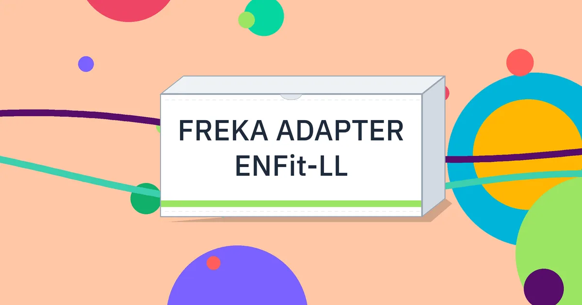 Symbolbild: Packung mit der Aufschrift FREKA ADAPTER ENFit-LL (PZN 11610641) – Verfügbarkeit und Bezug in Apotheken in Frankfurt am Main