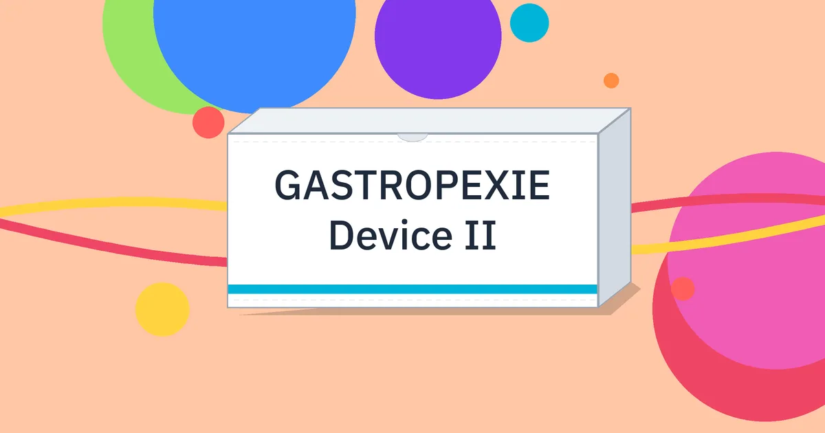Symbolbild: Packung mit der Aufschrift GASTROPEXIE Device II (PZN 10353857) – Verfügbarkeit und Bezug in Apotheken in Frankfurt am Main