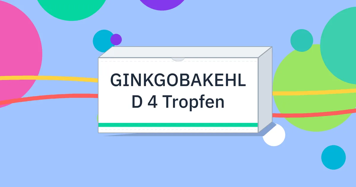 Symbolbild: Packung mit der Aufschrift GINKGOBAKEHL D 4 Tropfen (PZN 04113741) – Verfügbarkeit und Bezug in Apotheken in Frankfurt am Main
