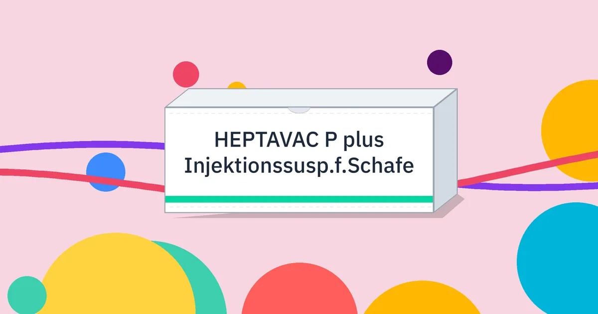 Symbolbild: Packung mit der Aufschrift HEPTAVAC P plus Injektionssusp.f.Schafe (PZN 06100174) – Verfügbarkeit und Bezug in Apotheken in Frankfurt am Main
