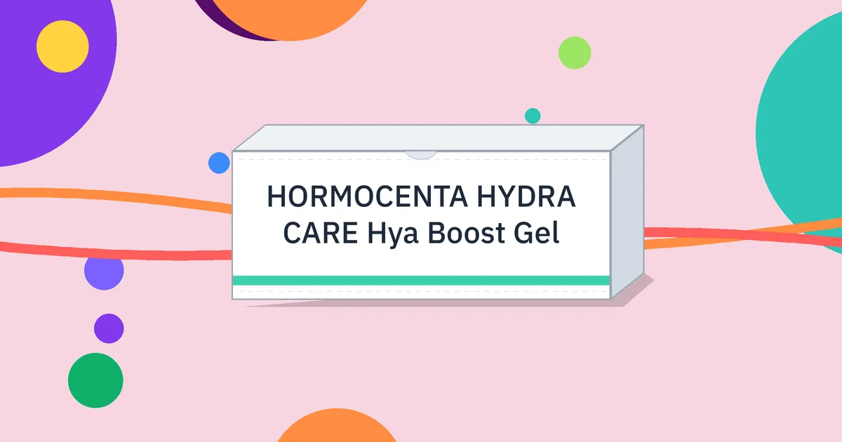 Symbolbild: Packung mit der Aufschrift HORMOCENTA HYDRA CARE Hya Boost Gel (PZN 15240520) – Verfügbarkeit und Bezug in Apotheken in Frankfurt am Main