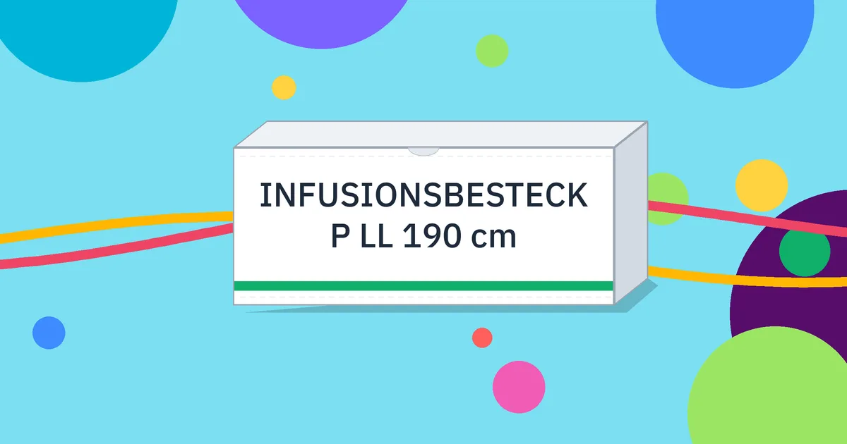 Symbolbild: Packung mit der Aufschrift INFUSIONSBESTECK P LL 190 cm (PZN 02762895) – Verfügbarkeit und Bezug in Apotheken in Frankfurt am Main
