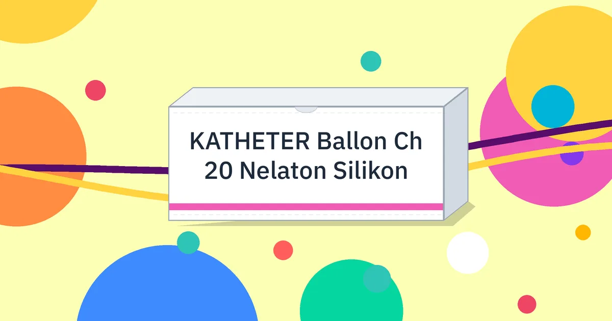 Symbolbild: Packung mit der Aufschrift KATHETER Ballon Ch 20 Nelaton Silikon (PZN 02441381) – Verfügbarkeit und Bezug in Apotheken in Frankfurt am Main