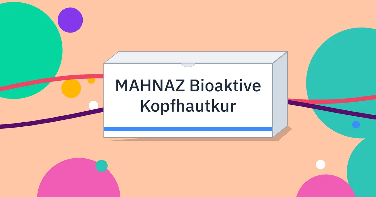 Symbolbild: Packung mit der Aufschrift MAHNAZ Bioaktive Kopfhautkur (PZN 10325996) – Verfügbarkeit und Bezug in Apotheken in Frankfurt am Main