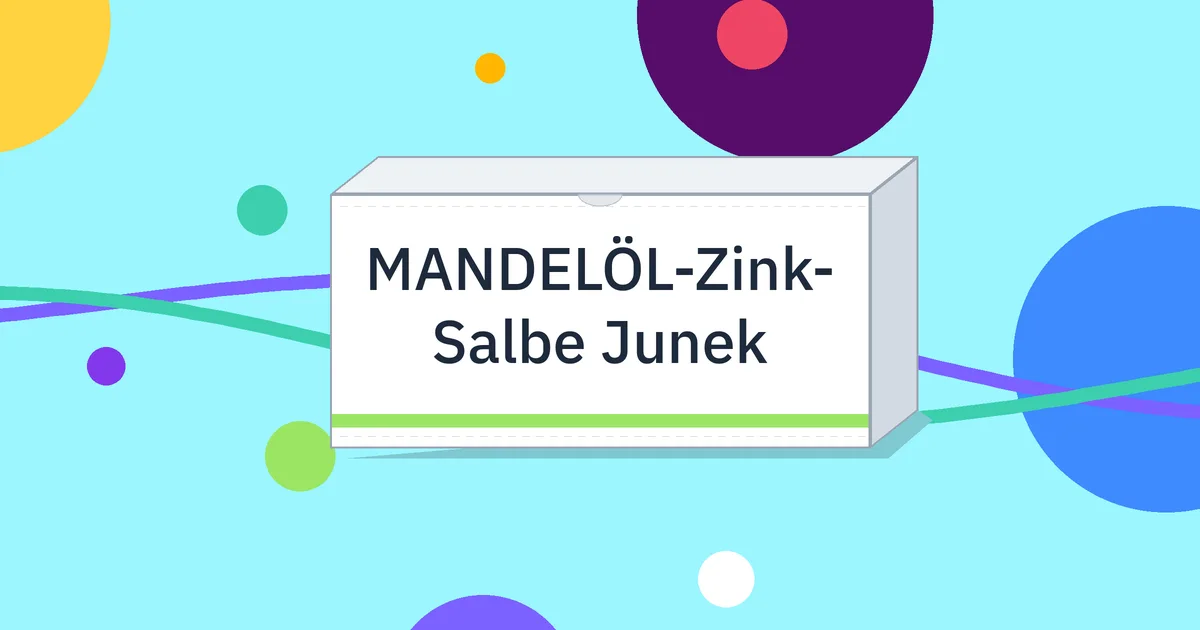 Symbolbild: Packung mit der Aufschrift MANDELÖL-Zink-Salbe Junek (PZN 18851454) – Verfügbarkeit und Bezug in Apotheken in Frankfurt am Main