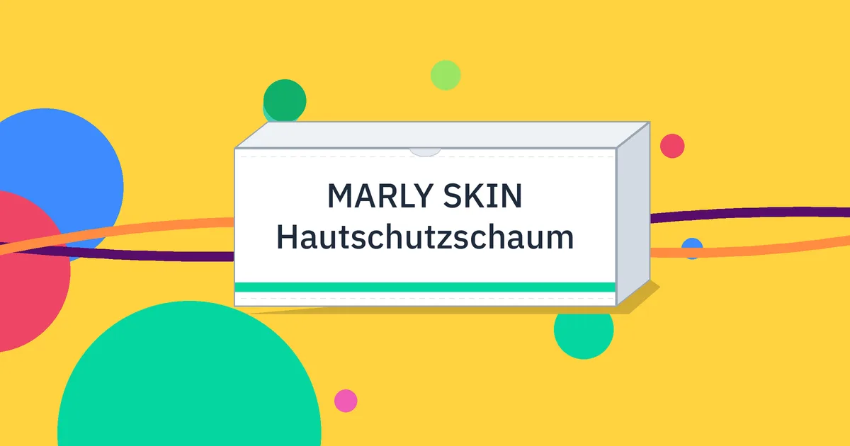 Symbolbild: Packung mit der Aufschrift MARLY SKIN Hautschutzschaum (PZN 00042406) – Verfügbarkeit und Bezug in Apotheken in Frankfurt am Main
