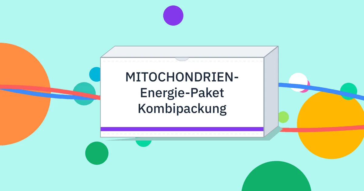 Symbolbild: Packung mit der Aufschrift MITOCHONDRIEN-Energie-Paket Kombipackung (PZN 19889393) – Verfügbarkeit und Bezug in Apotheken in Frankfurt am Main