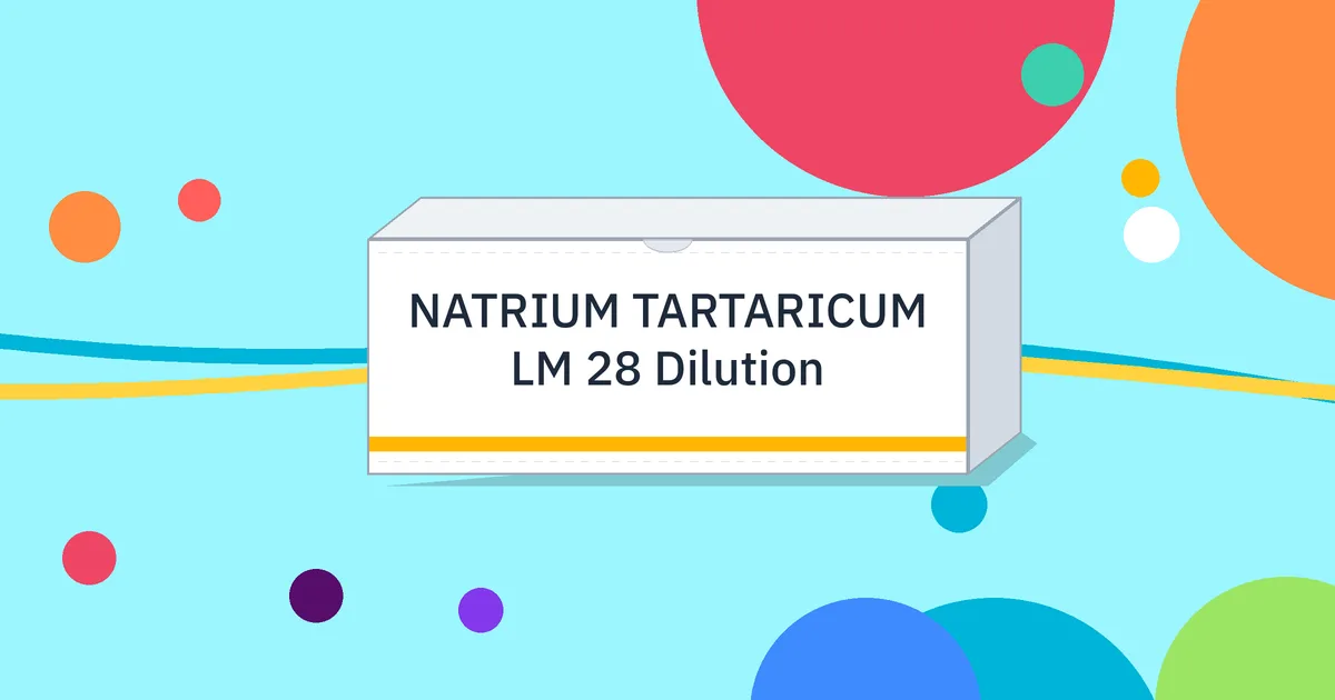 Symbolbild: Packung mit der Aufschrift NATRIUM TARTARICUM LM 28 Dilution (PZN 12967888) – Verfügbarkeit und Bezug in Apotheken in Frankfurt am Main