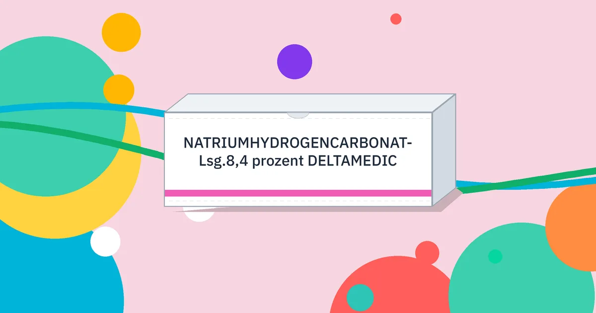 Symbolbild: Packung mit der Aufschrift NATRIUMHYDROGENCARBONAT-Lsg.8,4 prozent DELTAMEDIC (PZN 19420354) – Verfügbarkeit und Bezug in Apotheken in Frankfurt am Main