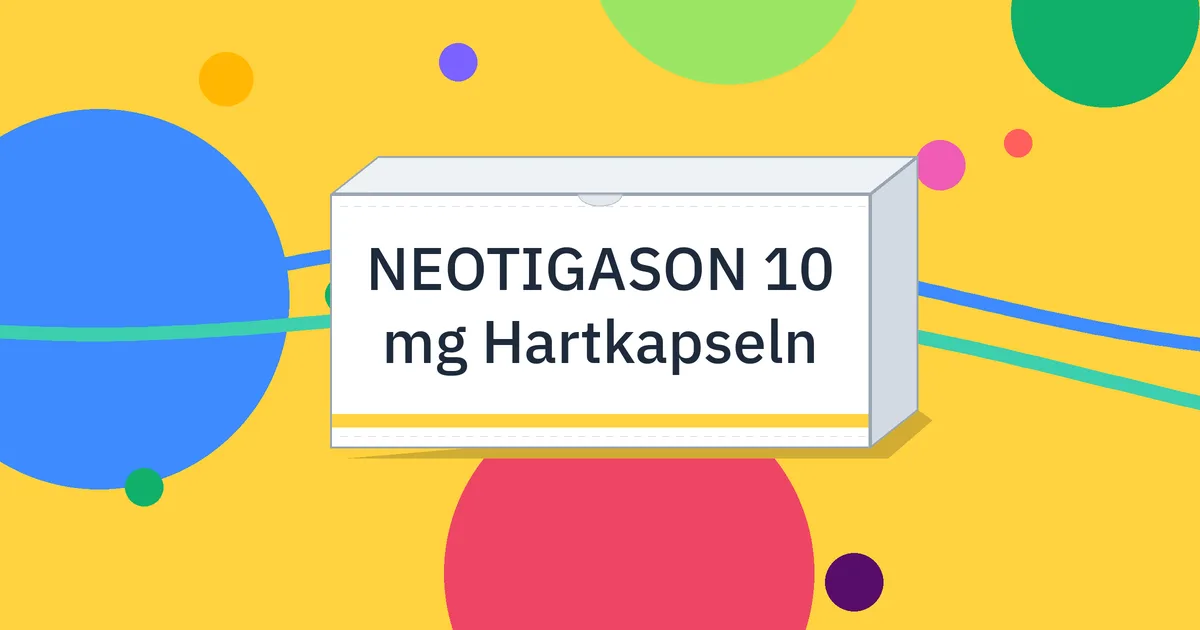Symbolbild: Packung mit der Aufschrift NEOTIGASON 10 mg Hartkapseln (PZN 14399247) – Verfügbarkeit und Bezug in Apotheken in Frankfurt am Main