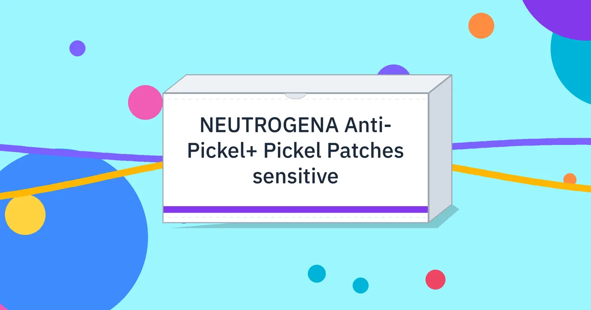 Symbolbild: Packung mit der Aufschrift NEUTROGENA Anti-Pickel+ Pickel Patches sensitive (PZN 20415878) – Verfügbarkeit und Bezug in Apotheken in Frankfurt am Main