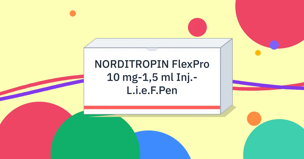Symbolbild: Packung mit der Aufschrift NORDITROPIN FlexPro 10 mg-1,5 ml Inj.-L.i.e.F.Pen (PZN 14236545) – Verfügbarkeit und Bezug in Apotheken in Frankfurt am Main