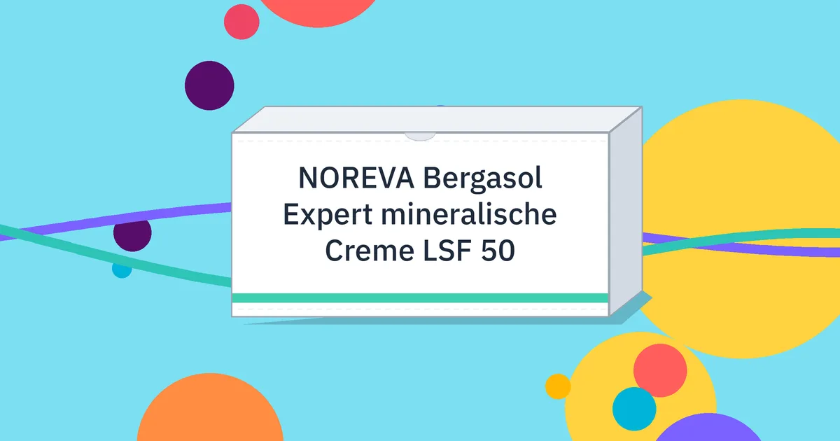 Symbolbild: Packung mit der Aufschrift NOREVA Bergasol Expert mineralische Creme LSF 50 (PZN 17888900) – Verfügbarkeit und Bezug in Apotheken in Frankfurt am Main