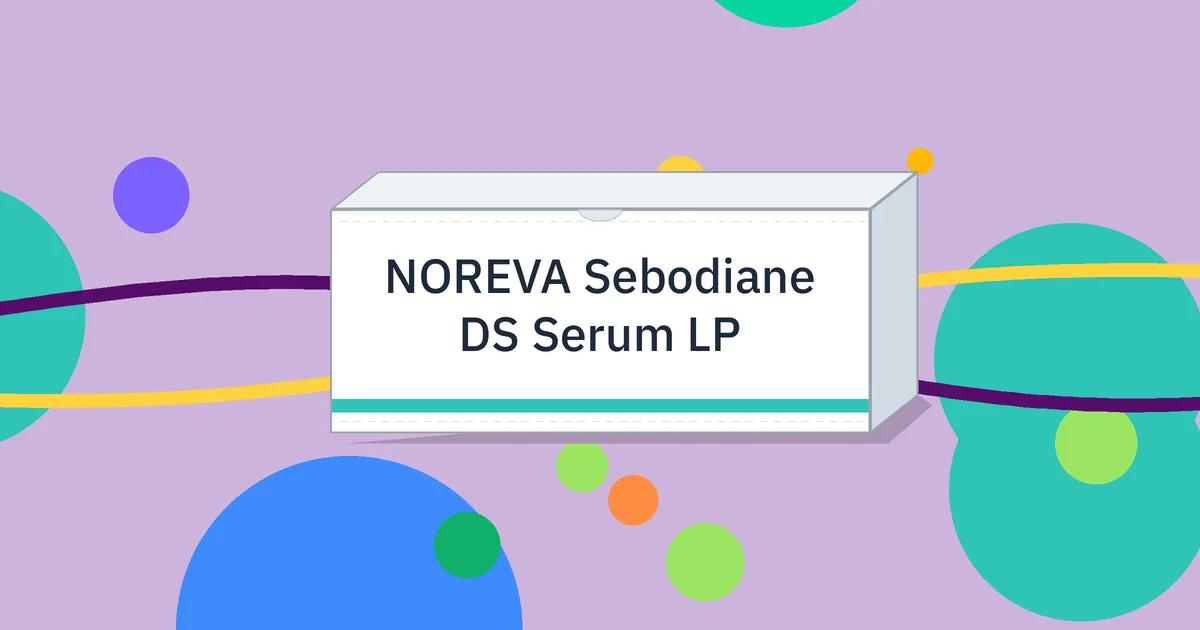 Symbolbild: Packung mit der Aufschrift NOREVA Sebodiane DS Serum LP (PZN 04330409) – Verfügbarkeit und Bezug in Apotheken in Frankfurt am Main