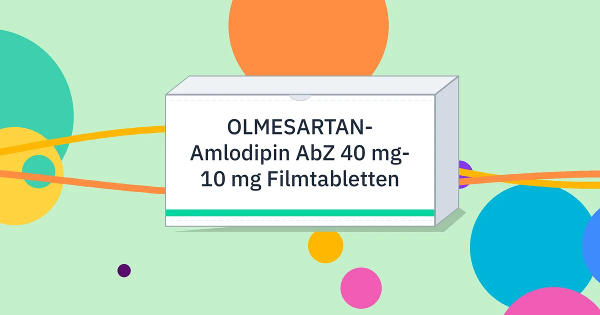 Symbolbild: Packung mit der Aufschrift OLMESARTAN-Amlodipin AbZ 40 mg-10 mg Filmtabletten (PZN 14189099) – Verfügbarkeit und Bezug in Apotheken in Frankfurt am Main