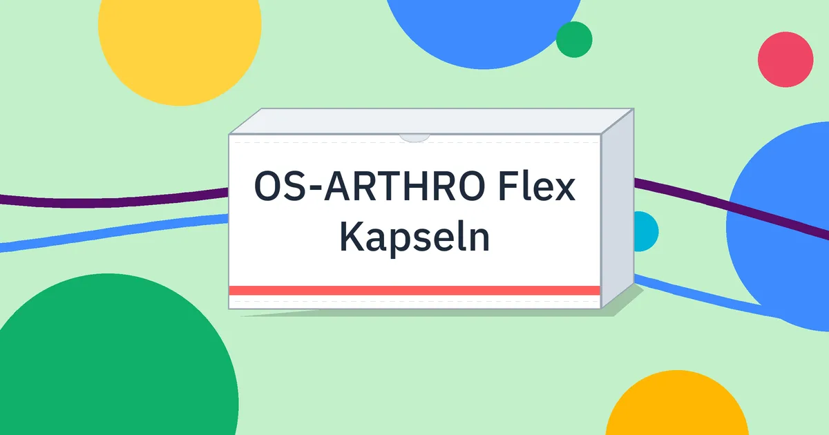 Symbolbild: Packung mit der Aufschrift OS-ARTHRO Flex Kapseln (PZN 10730490) – Verfügbarkeit und Bezug in Apotheken in Frankfurt am Main