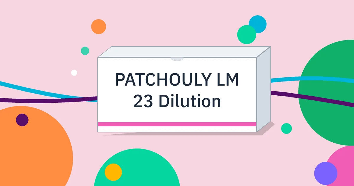 Symbolbild: Packung mit der Aufschrift PATCHOULY LM 23 Dilution (PZN 13632902) – Verfügbarkeit und Bezug in Apotheken in Frankfurt am Main