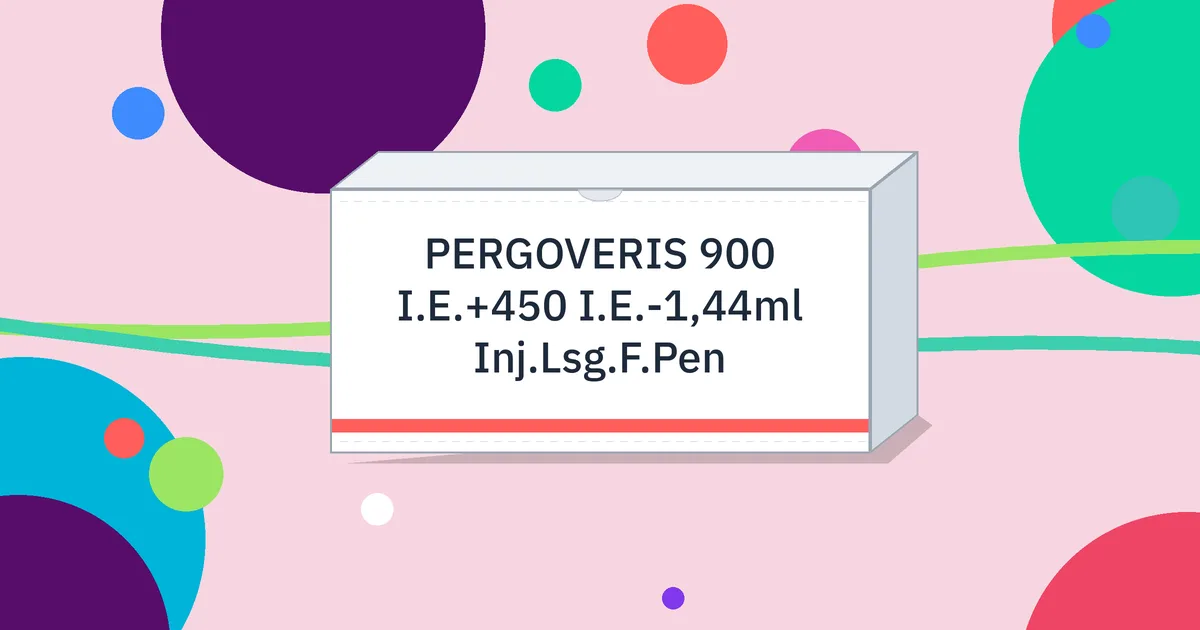 Symbolbild: Packung mit der Aufschrift PERGOVERIS 900 I.E.+450 I.E.-1,44ml Inj.Lsg.F.Pen (PZN 18205547) – Verfügbarkeit und Bezug in Apotheken in Frankfurt am Main