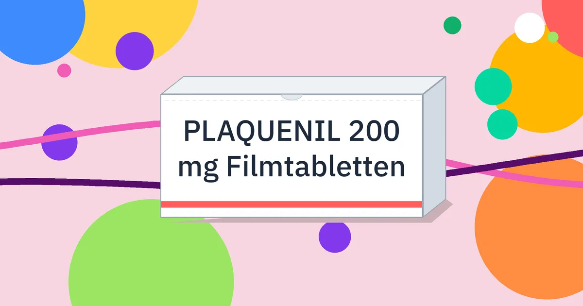 Symbolbild: Packung mit der Aufschrift PLAQUENIL 200 mg Filmtabletten (PZN 09519399) – Verfügbarkeit und Bezug in Apotheken in Frankfurt am Main
