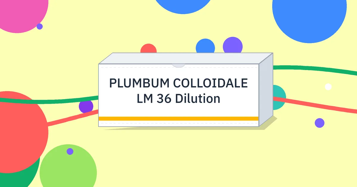 Symbolbild: Packung mit der Aufschrift PLUMBUM COLLOIDALE LM 36 Dilution (PZN 13040455) – Verfügbarkeit und Bezug in Apotheken in Frankfurt am Main