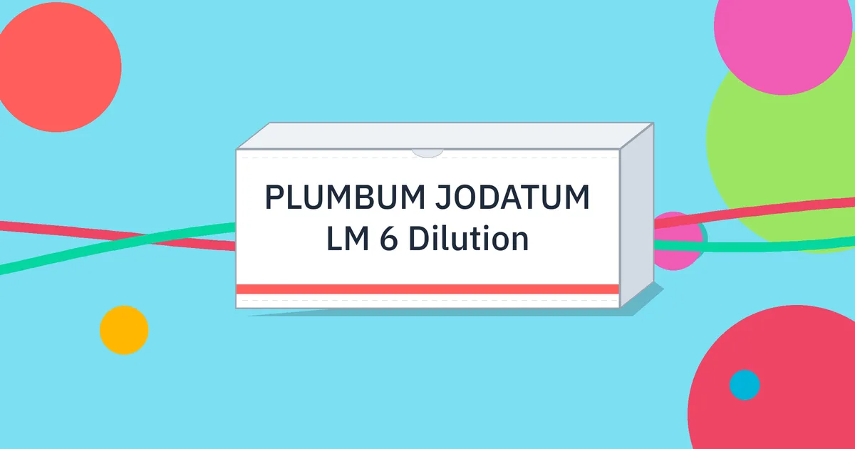 Symbolbild: Packung mit der Aufschrift PLUMBUM JODATUM LM 6 Dilution (PZN 13040627) – Verfügbarkeit und Bezug in Apotheken in Frankfurt am Main