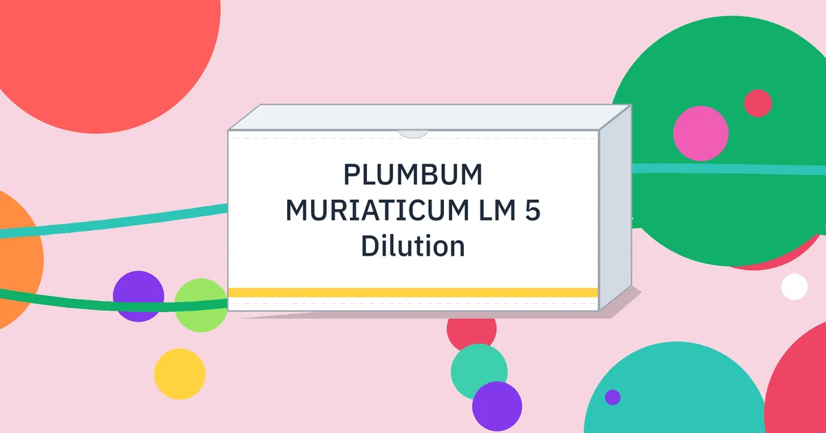 Symbolbild: Packung mit der Aufschrift PLUMBUM MURIATICUM LM 5 Dilution (PZN 13041466) – Verfügbarkeit und Bezug in Apotheken in Frankfurt am Main