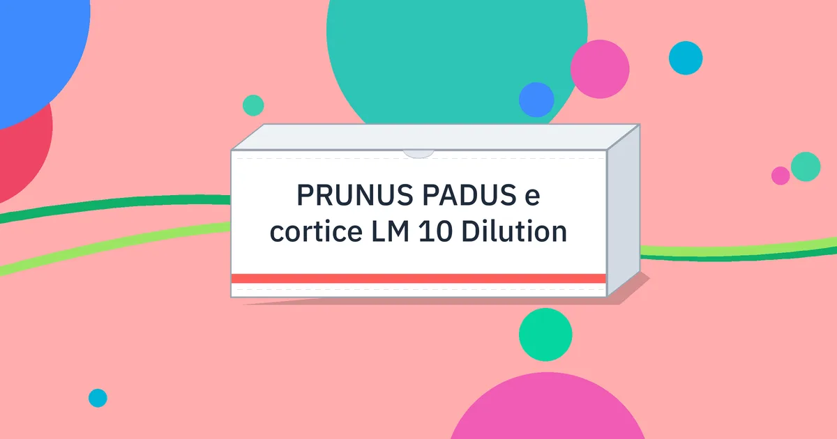 Symbolbild: Packung mit der Aufschrift PRUNUS PADUS e cortice LM 10 Dilution (PZN 13669360) – Verfügbarkeit und Bezug in Apotheken in Frankfurt am Main