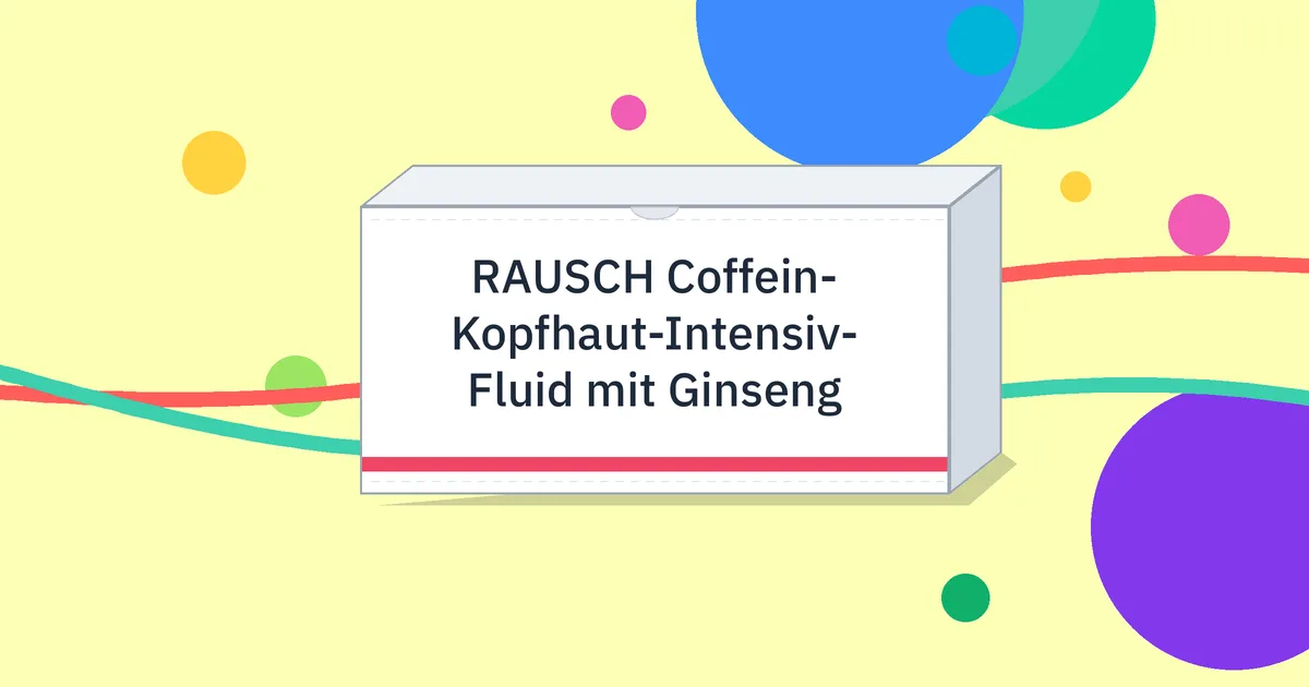 Symbolbild: Packung mit der Aufschrift RAUSCH Coffein-Kopfhaut-Intensiv-Fluid mit Ginseng (PZN 18742860) – Verfügbarkeit und Bezug in Apotheken in Frankfurt am Main