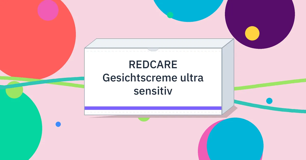 Symbolbild: Packung mit der Aufschrift REDCARE Gesichtscreme ultra sensitiv (PZN 20355892) – Verfügbarkeit und Bezug in Apotheken in Frankfurt am Main
