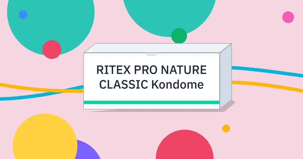 Symbolbild: Packung mit der Aufschrift RITEX PRO NATURE CLASSIC Kondome (PZN 16165938) – Verfügbarkeit und Bezug in Apotheken in Frankfurt am Main