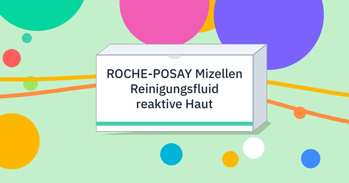 Symbolbild: Packung mit der Aufschrift ROCHE-POSAY Mizellen Reinigungsfluid reaktive Haut (PZN 12561873) – Verfügbarkeit und Bezug in Apotheken in Frankfurt am Main