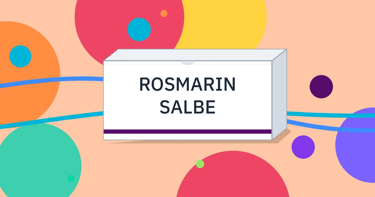 Symbolbild: Packung mit der Aufschrift ROSMARIN SALBE (PZN 18301788) – Verfügbarkeit und Bezug in Apotheken in Frankfurt am Main