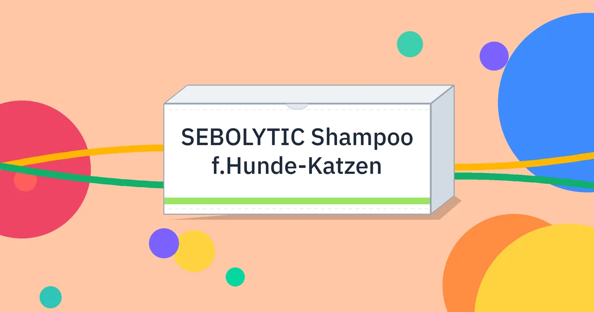 Symbolbild: Packung mit der Aufschrift SEBOLYTIC Shampoo f.Hunde-Katzen (PZN 19370082) – Verfügbarkeit und Bezug in Apotheken in Frankfurt am Main