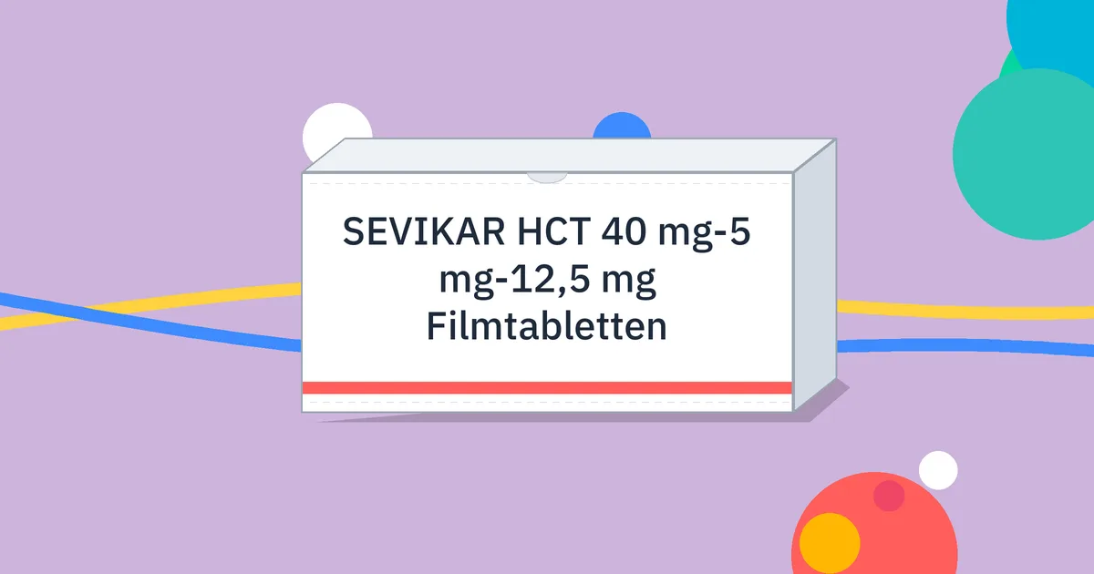 Symbolbild: Packung mit der Aufschrift SEVIKAR HCT 40 mg-5 mg-12,5 mg Filmtabletten (PZN 16696937) – Verfügbarkeit und Bezug in Apotheken in Frankfurt am Main